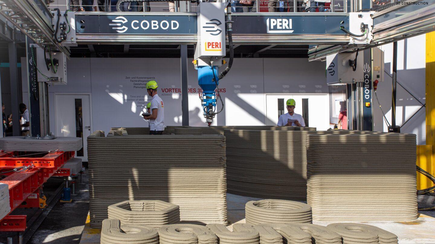 PERI live 3D printing with COBOD printer was the highlight at bauma | COBOD