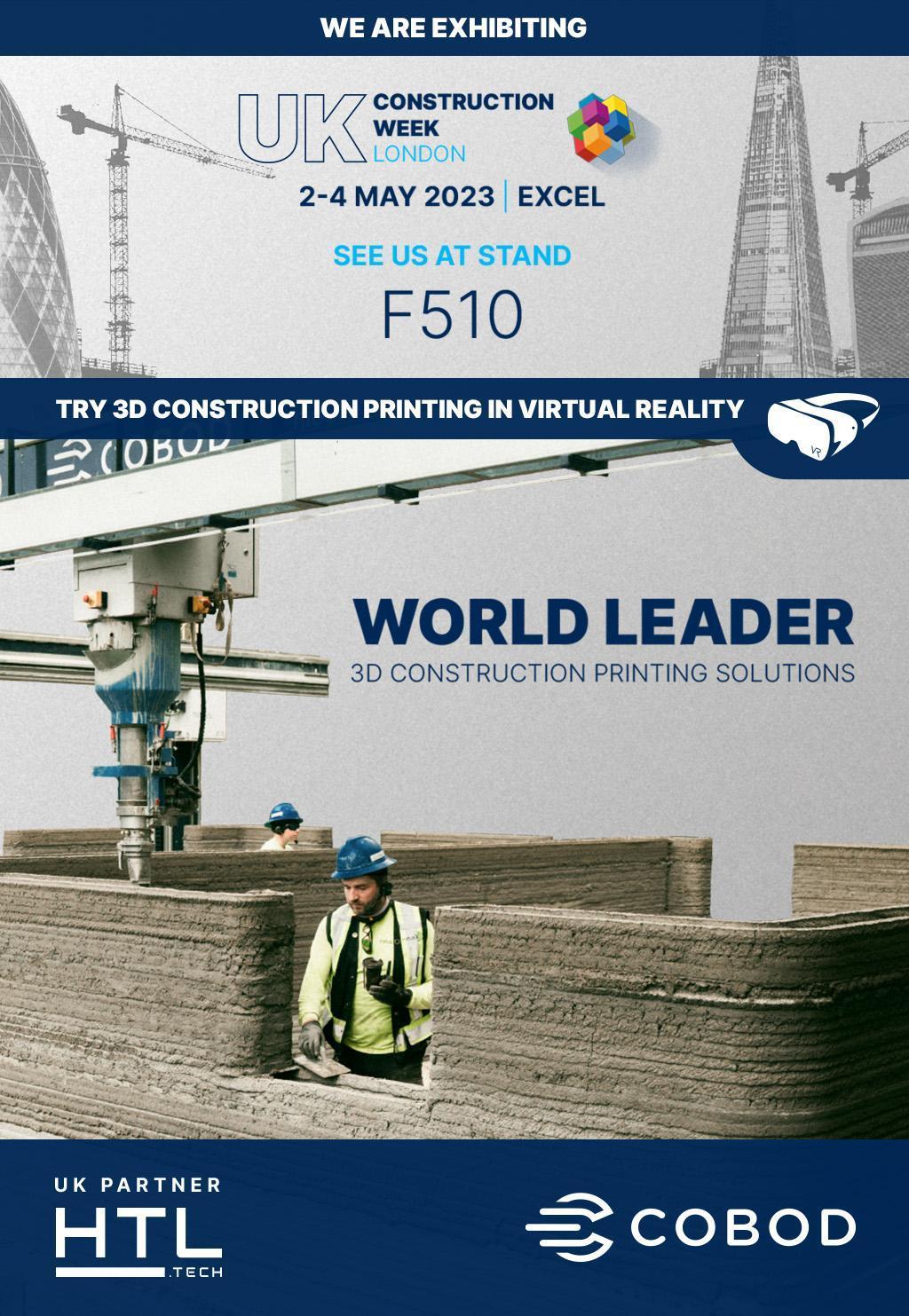 COBOD Launched VR Solution for 3D Construction Printing