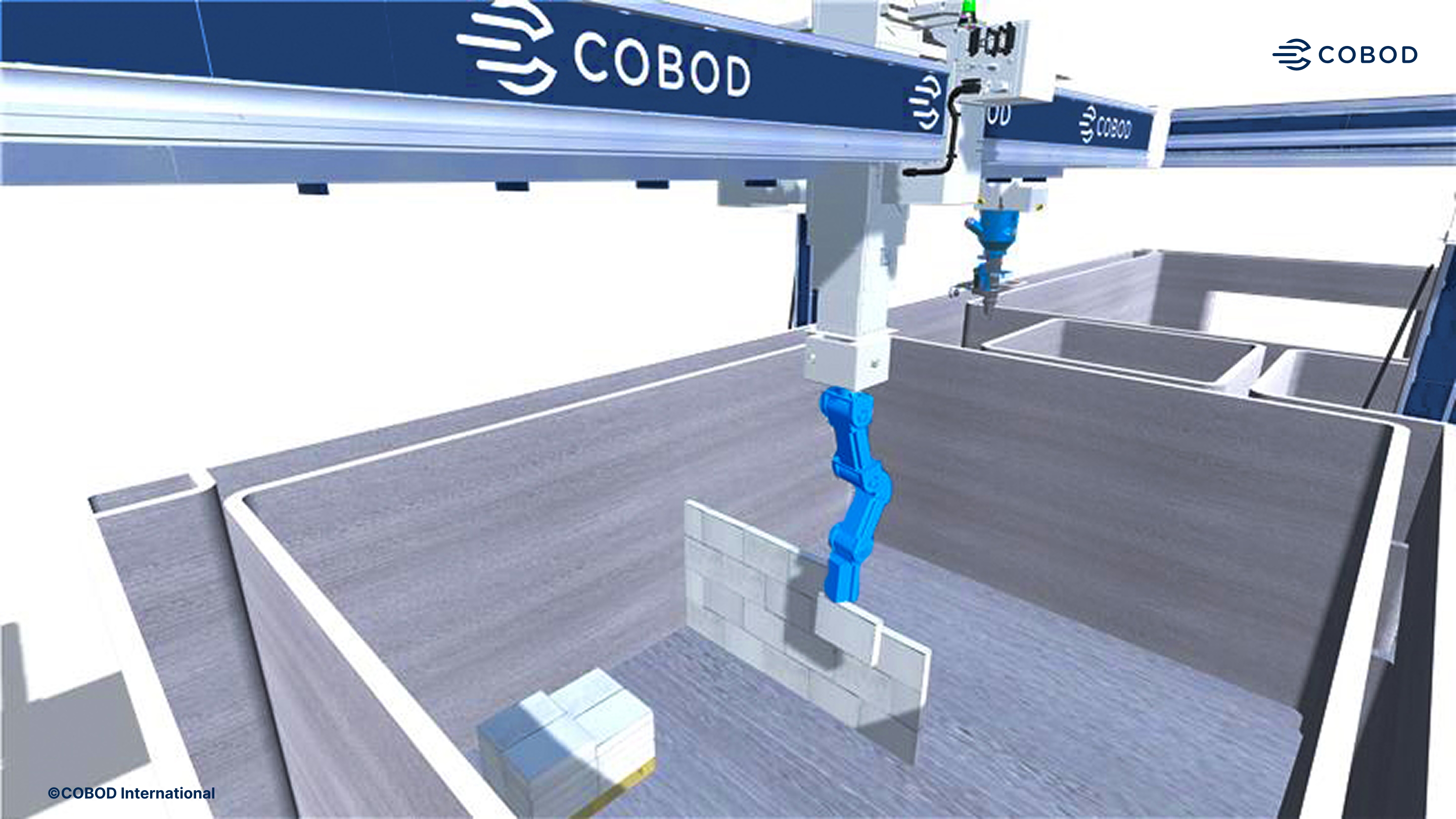 World premiere for COBOD’s Multifunctional Construction Robot made with ...